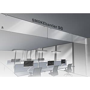 SMOKEbarrier SG | Glass static barriers | AVAPS EN