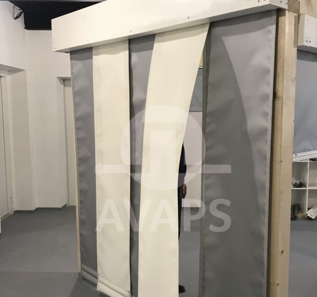 SMOKEbarrier AT-E | Textile active barriers | AVAPS EN